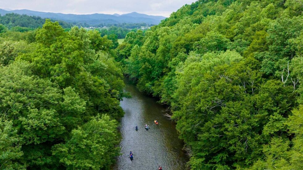Fall Float on the French Broad Paddle Trail - NC Trails - Great State ...